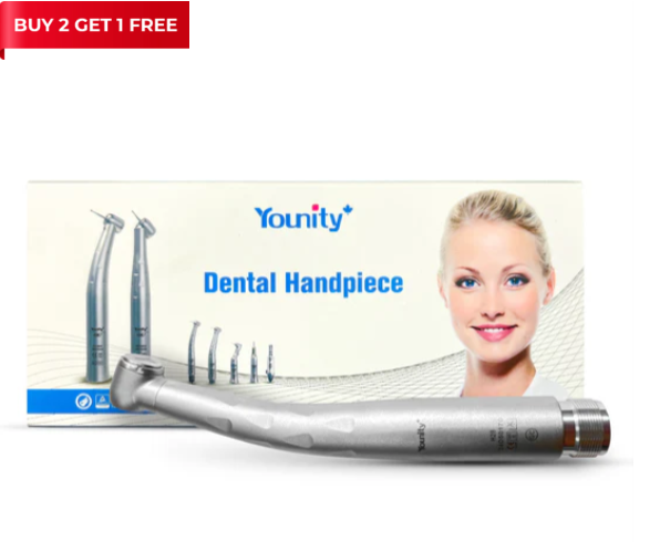 Delma Younity High Speed Push Button Triple water spray Handpiece | Qudent