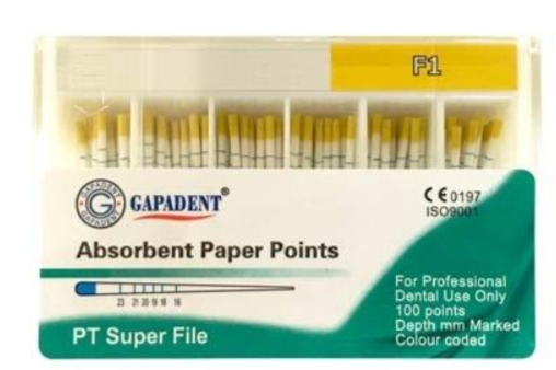 Great Pro Taper Absorbent Paper Points-F1 (100 points)